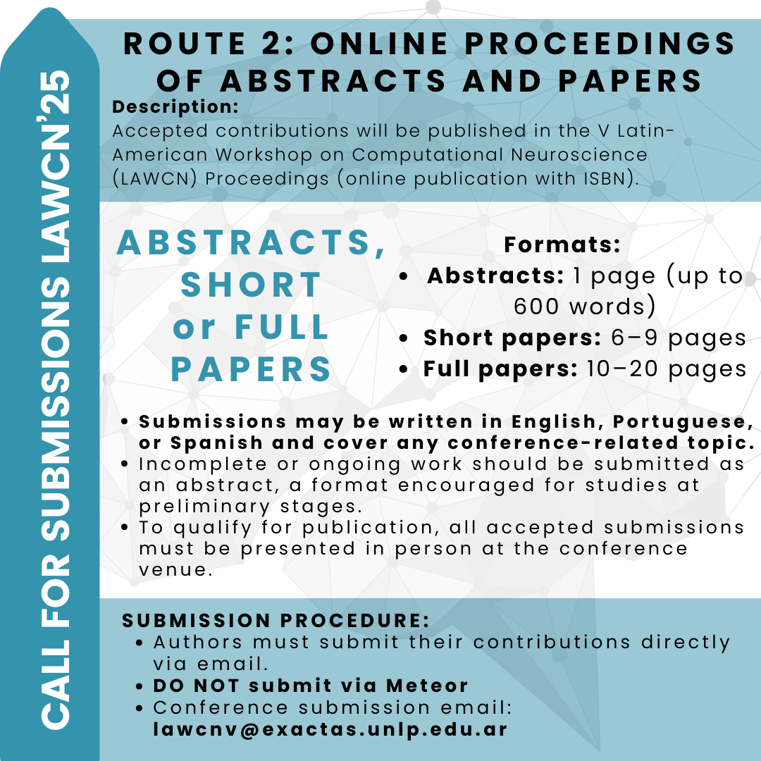 Submissions Guidelines – LAWCN'25